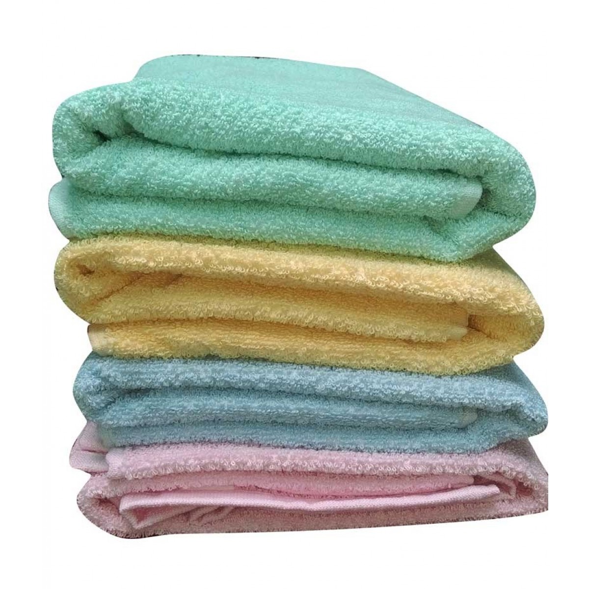 JUMS LUXURY COTTON MEDIUM SIZE BATH TOWEL SET OF 4 Hindustan Industries JUMS LUXURY COTTON MEDIUM SIZE BATH TOWEL SET OF 4 Hindustan Industries